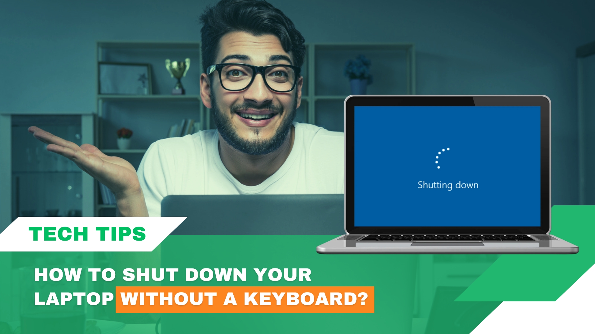 How To Shut Down Your Laptop Without a Keyboard | Quality Computer