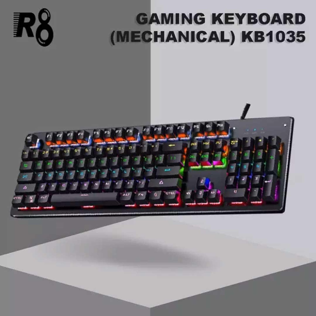 R8 1035 Professional Gaming Mechanical Keyboard | Quality Computer
