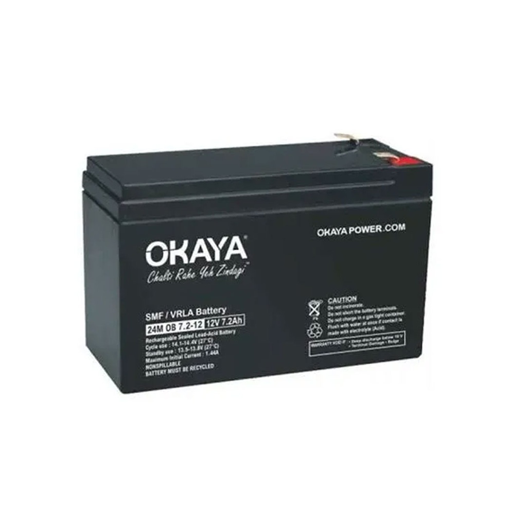 Okaya 7.2AH/12V UPS Battery | Quality Computer