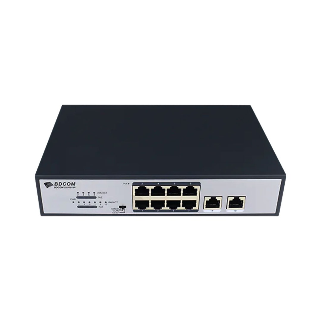 BDCOM S1010-8P 8 Port POE Switch | Quality Computer