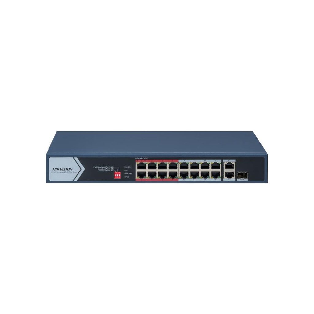 Hikvision 16 Port POE Switch DS-3E0318P-E/M(C) Price in Nepal - QC