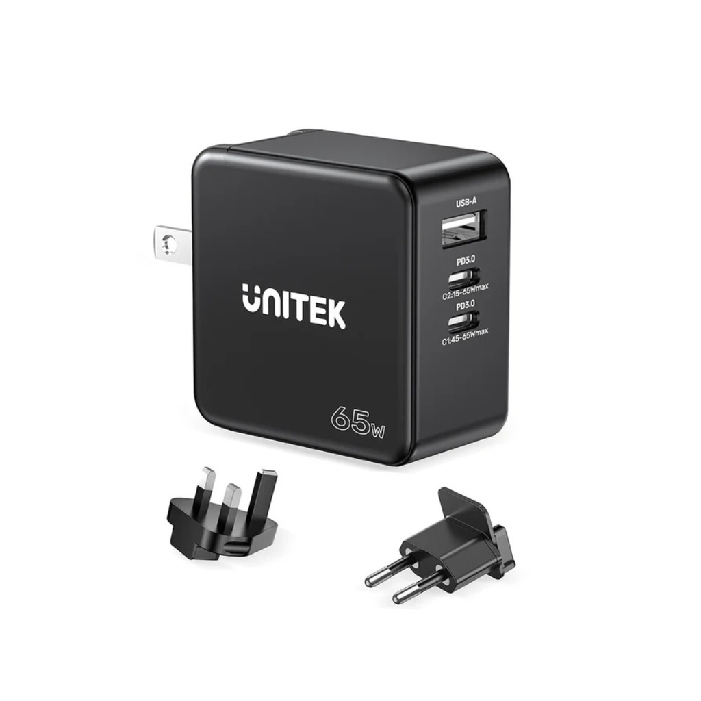 UNITEK Adapter Price in Nepal 2025 | 65W, 2x USB-C PD, USB-A QC
